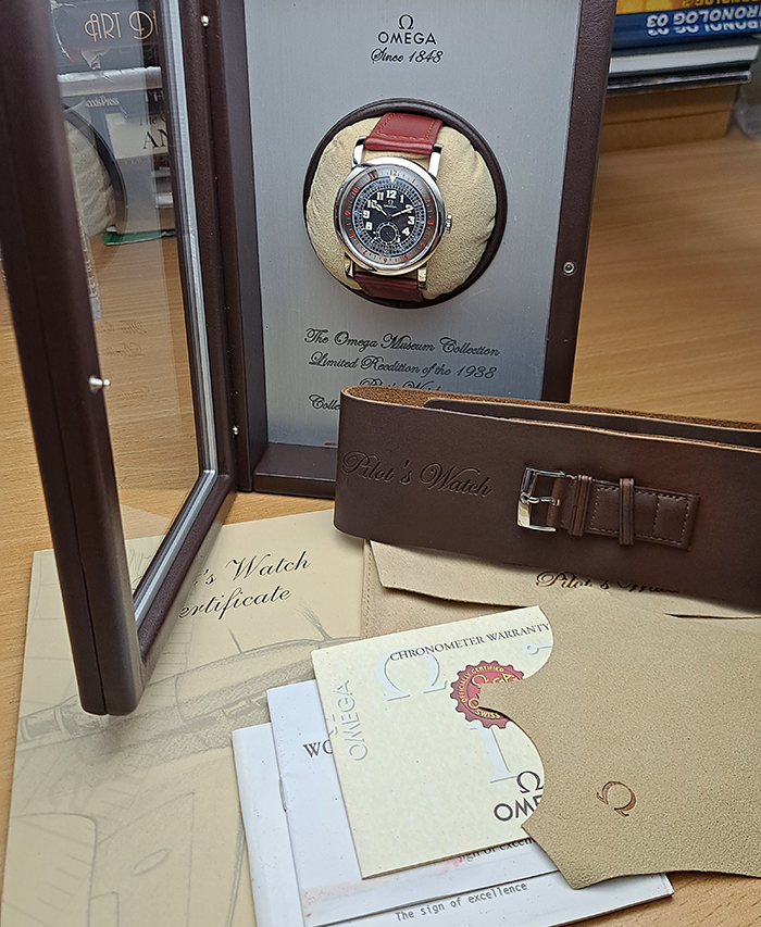 The Omega 1938 Aviator Reissue Watch Ref. 5700.50.07 – GNOMONIST